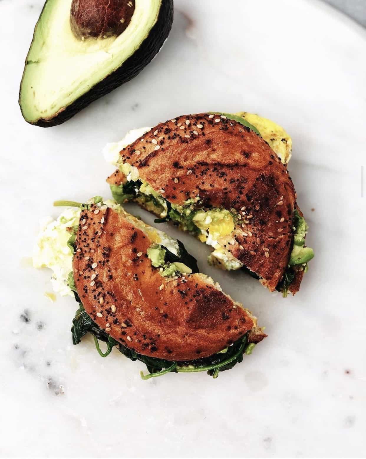 Breakfast Bagel Recipe for Breakfast - Nourished by Anne